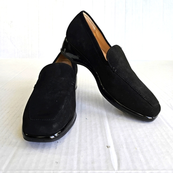 Alex Marie | Shoes | Alex Marie Black Suede Lynore Loafers Sz 7 Slipon ...